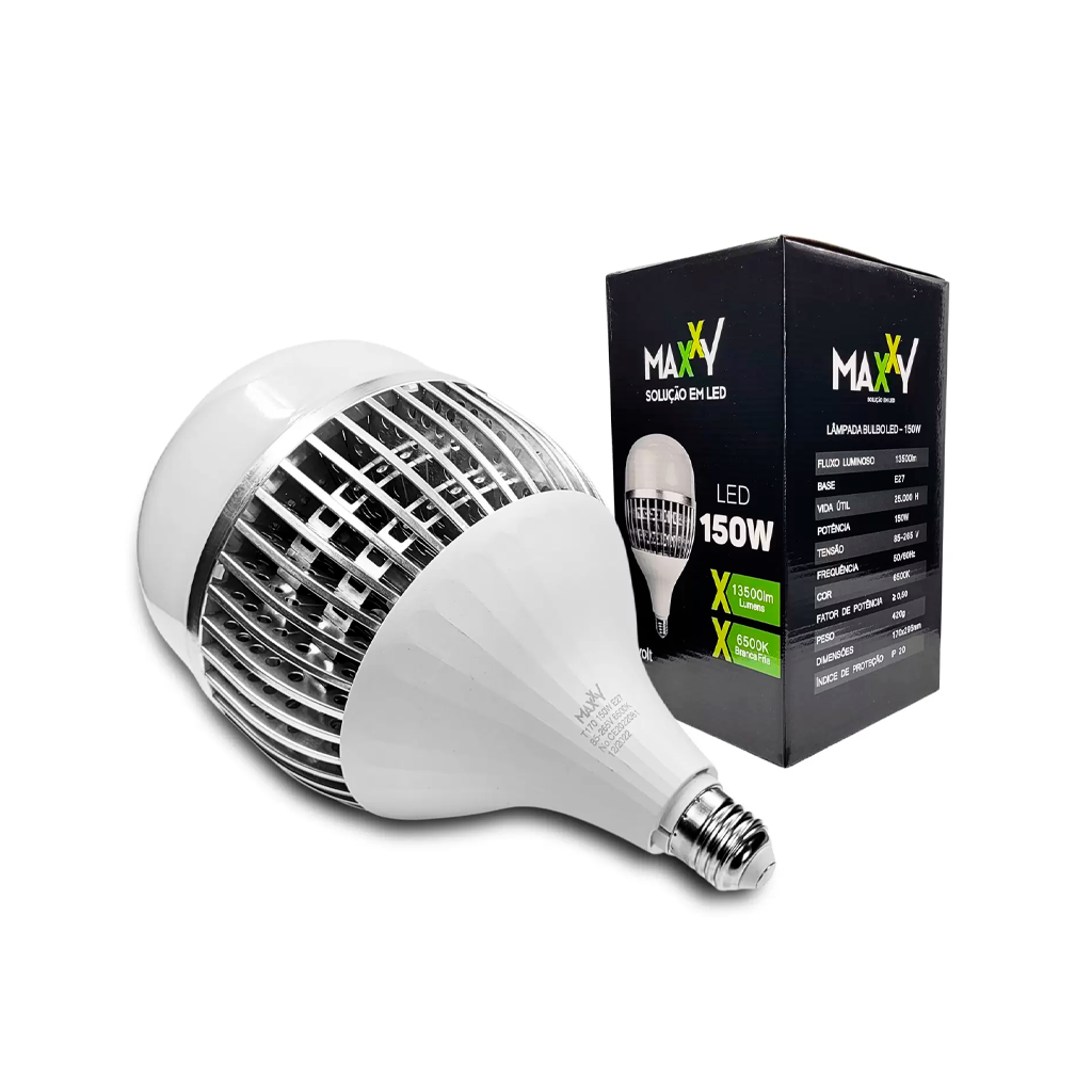 Lâmpada Bulbo LED 100W 6500K Bivolt E-27 Maxxy